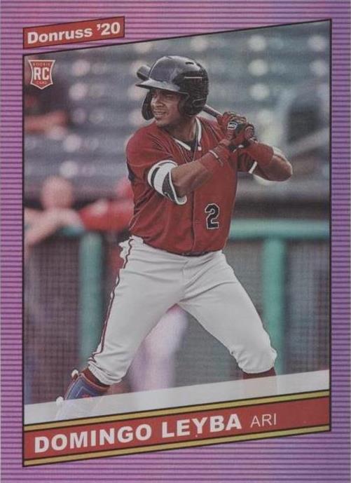2020 Panini Donruss - Retro 1986 Domingo Leyba #255 Holo Pink (RC) for ...