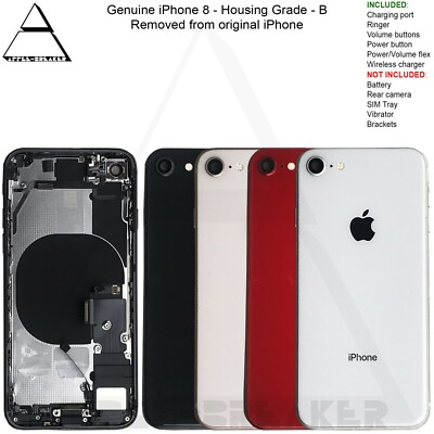 100% Genuine Original iPhone 8 & 8 Plus Chassis Back Rear Housings ...