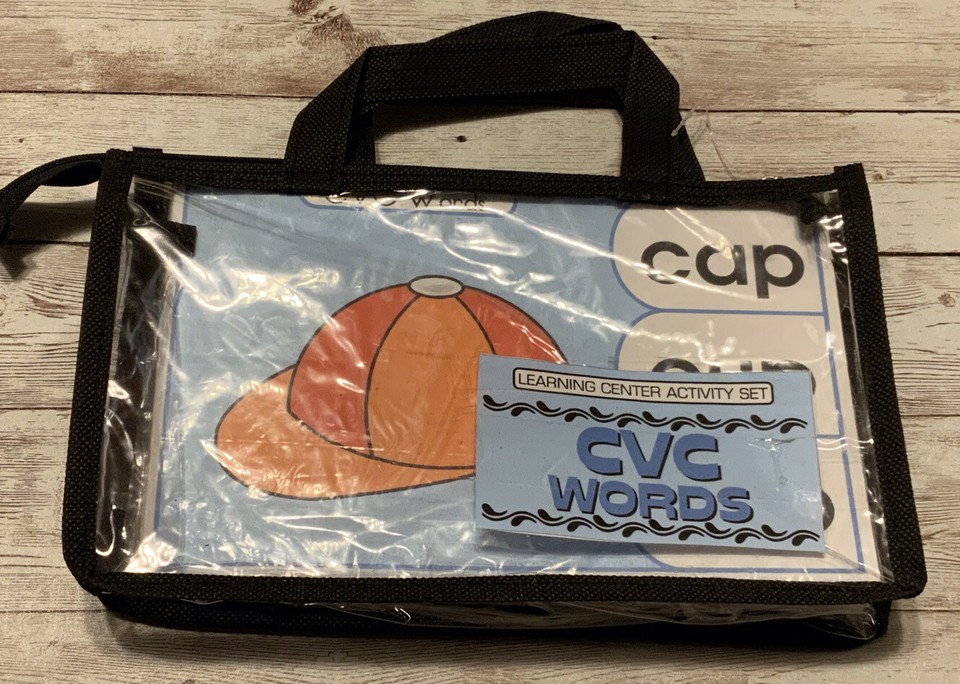 Learning Center Activity Set - CVC Words - Clothespin Learning Center ...