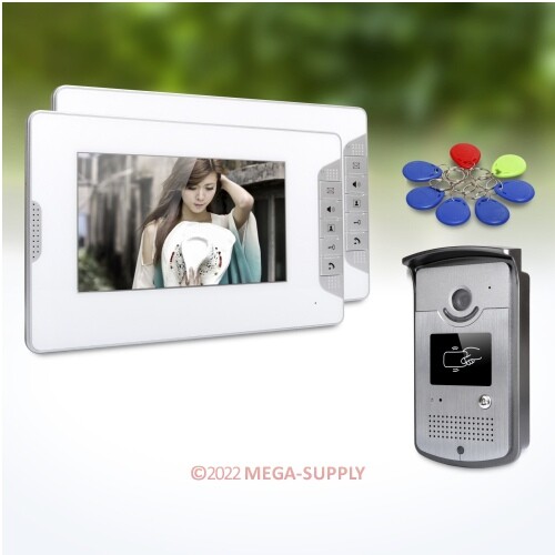 7inch Video Door Entry Security Intercom Electric Lock Supported for ...