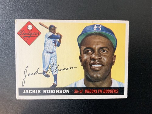 1955 TOPPS BASEBALL JACKIE ROBINSON #50 VGX | eBay
