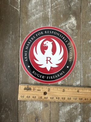 Genuine Ruger Seal Decal Logo Sticker OEM Retro For Gun Safe Car Laptop ...
