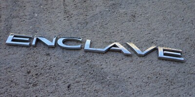 Buick Enclave emblem letters badge decal logo trunk OEM Factory Genuine ...