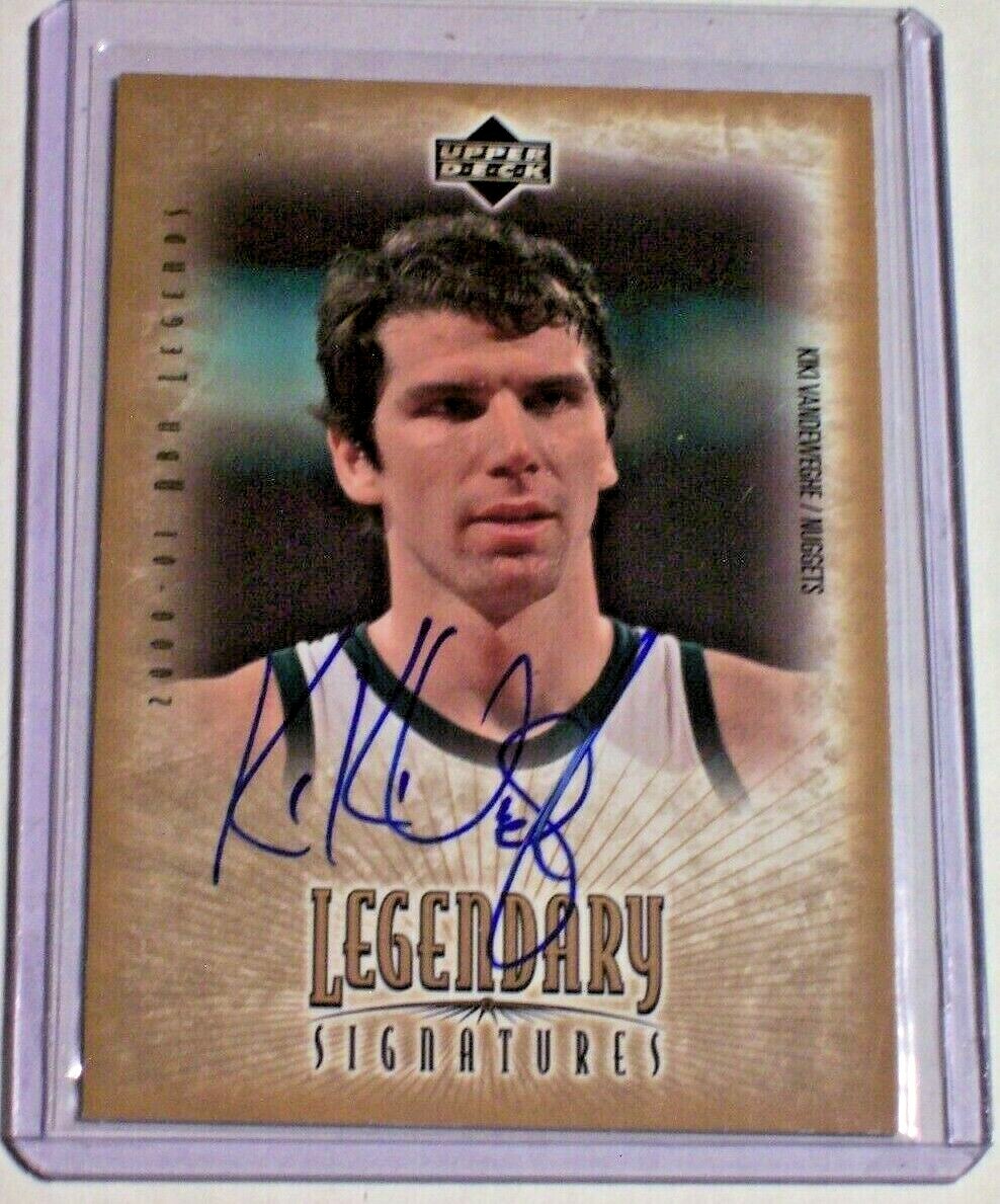 2001-02 Upper Deck Legends Legendary Signatures Autograph Kiki ...