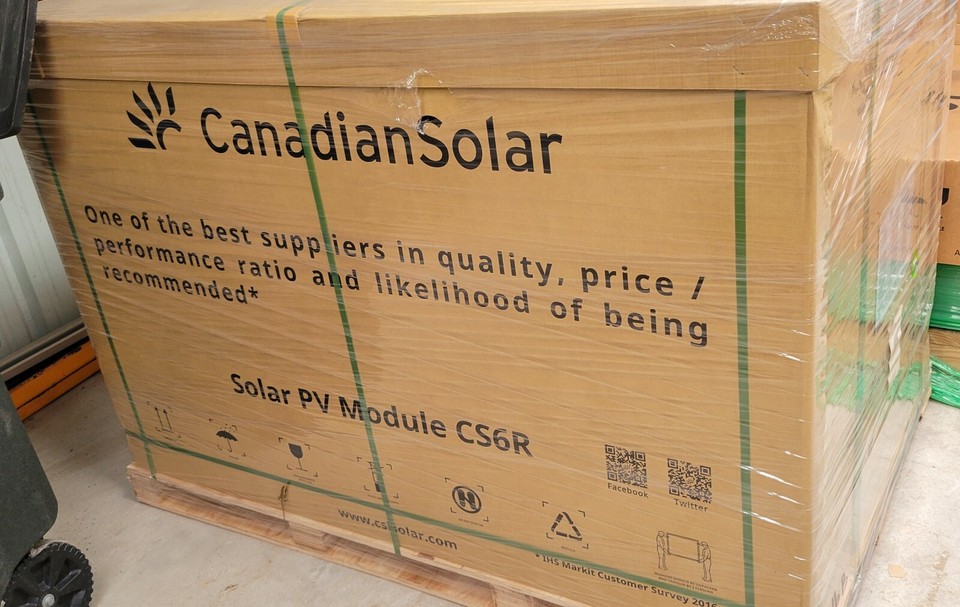 Pallet of 30 Canadian Solar 385w Solar Panels CSI CS-6R | eBay