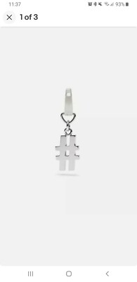 Rare discontined NWT-FOSSIL HASHTAG SIGN "#" CHARM PENDANT JF02493040 ...
