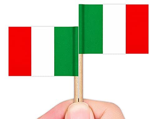 Flag Italian Toothpick Flags,Small Mini Cupcake Toppers Stick flags ...