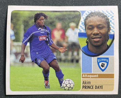 AKIM PRINCE DAYE # LIBERIA SC.BASTIA CD.BADAJOZ STICKER PANINI FOOT ...