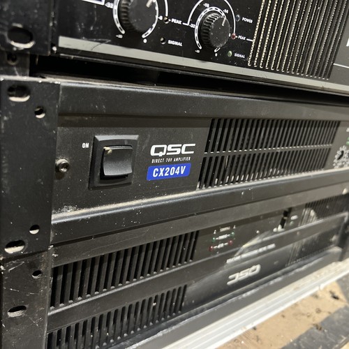 QSC CX204V 70V 4 Channel Power Amplifier - Black | eBay
