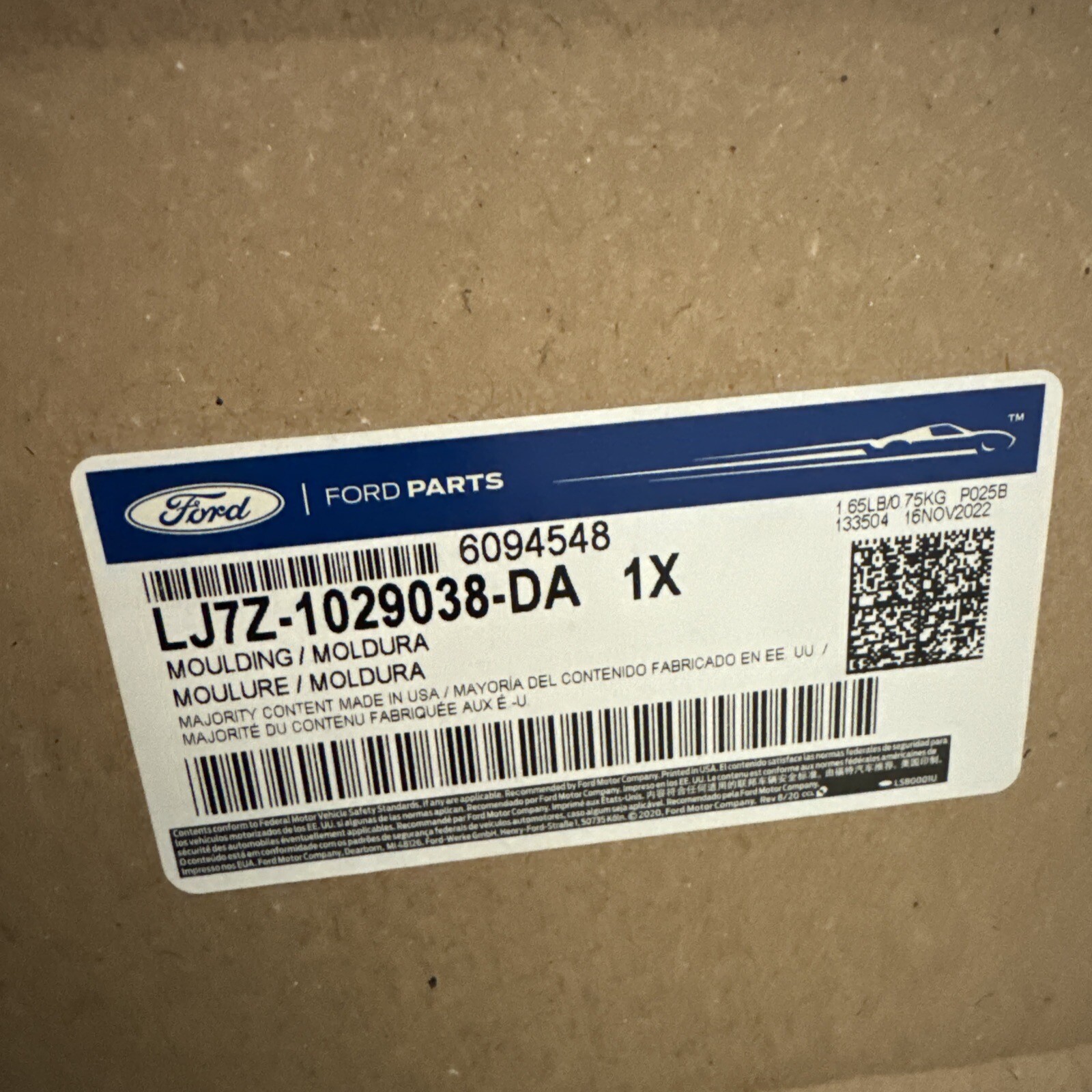 Genuine Ford Molding LJ7Z-1029038-DA for sale online | eBay