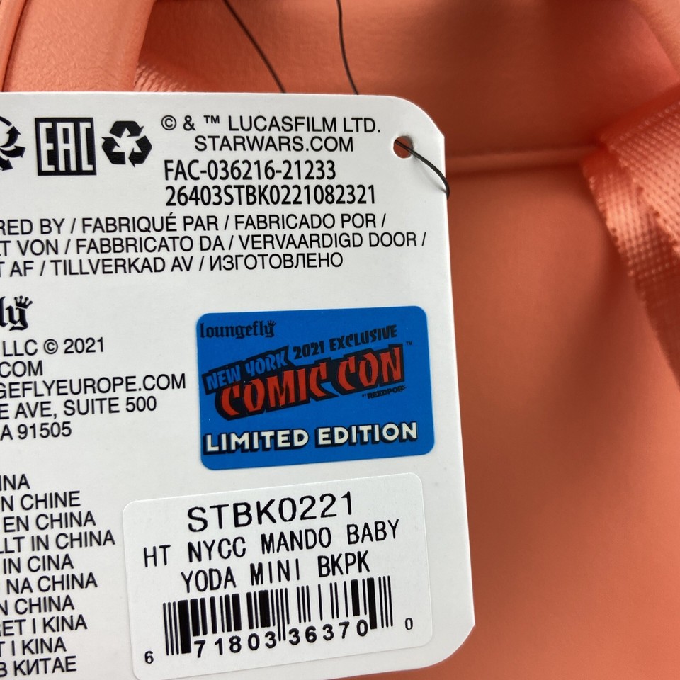 Loungefly The Mandalorian Mini Backpack Grogu Hover Cradle Baby Yoda ...