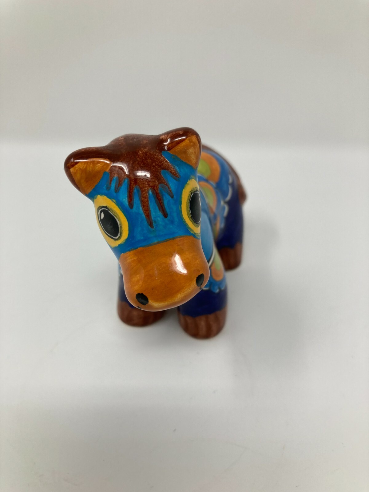 VINTAGE DIP A MANO SIENA COLORFUL DONKEY FIGURINE - ITALY - SIGNED | eBay