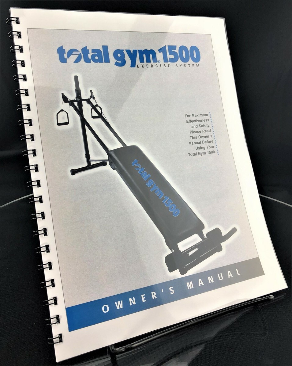 Printable Workout Total Gym 1500 Manual