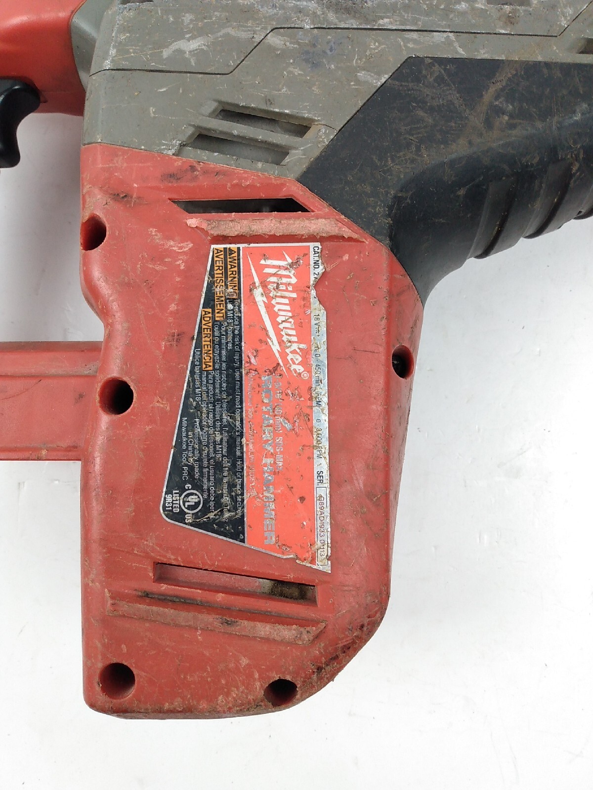 Milwaukee 2717-20 M18 FUEL Brushless 1-9/16" SDS-Max Rotary Hammer ...