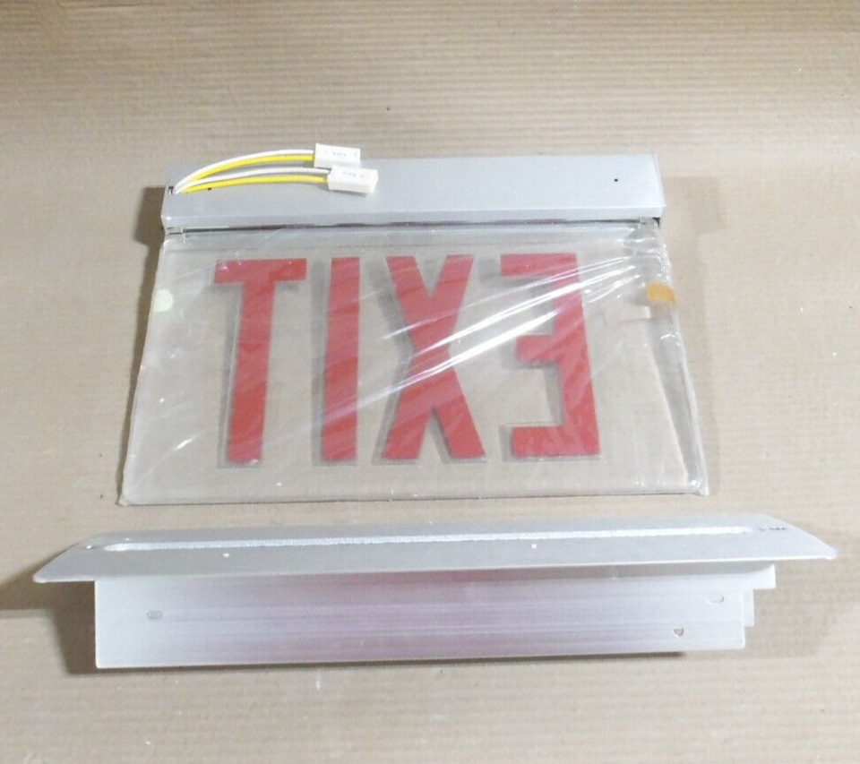 New Lithonia F2RP1RC PNL Edge-lit panel LED Emergency Exit sign AK | eBay