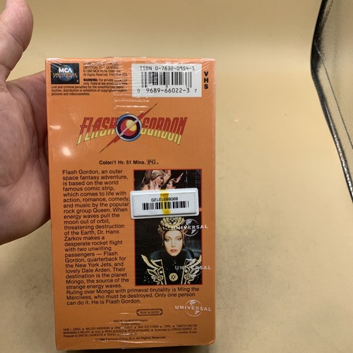 Flash Gordon FACTORY SEALED VHS Watermark 1993 Music Queen 96896602237 ...