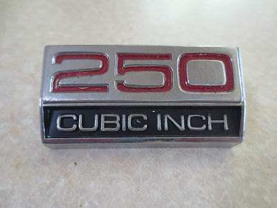 Original 1970s Ford 250 cubic inch car badge - XW XY Falcon Fairmont | eBay