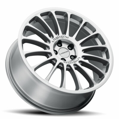 18x8 +38 Vision 477 Monaco 5x100 Graphite Rims (Set of 4) | eBay