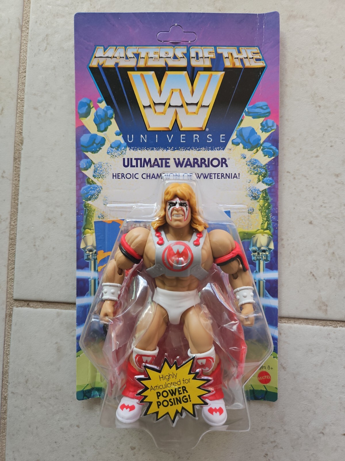 NEW MASTERS OF THE WWE UNIVERSE ULTIMATE WARRIOR MOTU WRESTLING FIGURE ...