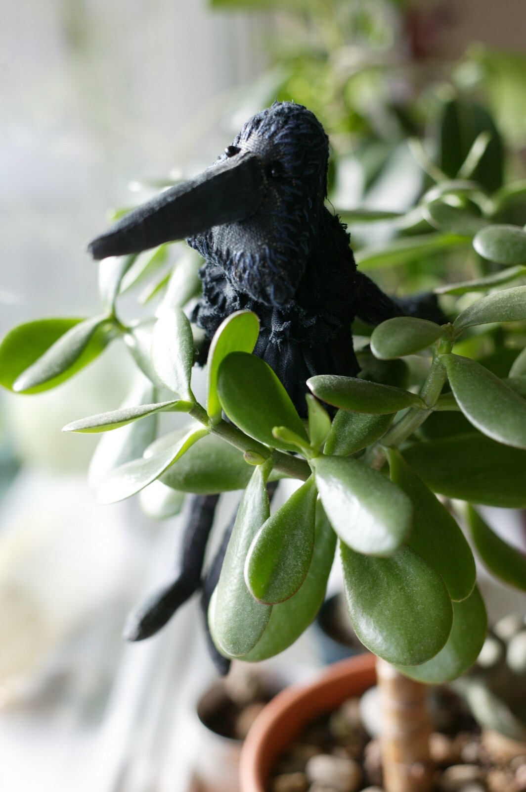 CORBIE by KTZAY toy crow huginn muninn Odins Crows | eBay