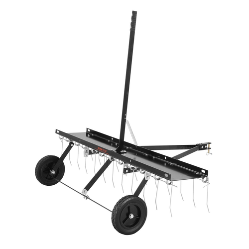 48-inch Tow Behind Dethatcher, 24 Spring Steel Tines, Lawn Dethatcher ...