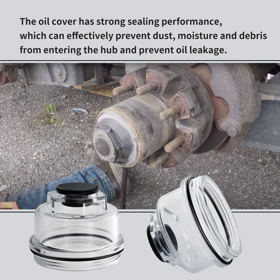 2 pieces K568220 3-3/4" Oil Cap Fits AL-KO/Hayes 10K- 16K Trailer Axles ...