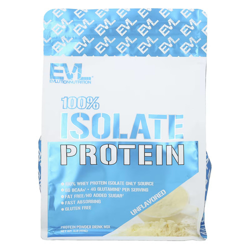 2 X EVLution Nutrition, 100% Isolate Protein, Unflavored, 1 lb (454 g ...