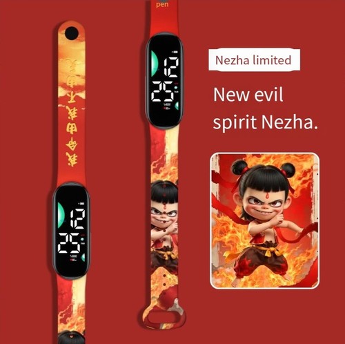 New Nezha Naohai Fashion LED Waterproof Touch Bracelet Watch | eBay
