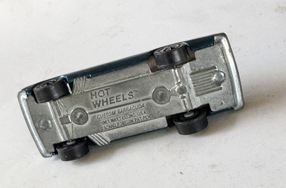 Custom Barracuda VGC HTF USA Aqua Color White Int. Original Redline ...