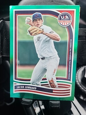 2024 Panini USA Stars & Stripes Jacob Lombard Stars & Stripes Green ...