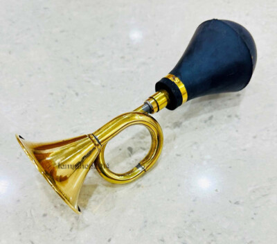Brass Classic Decorative Rubber Bulb Taxi Horn for Passenger Car ...
