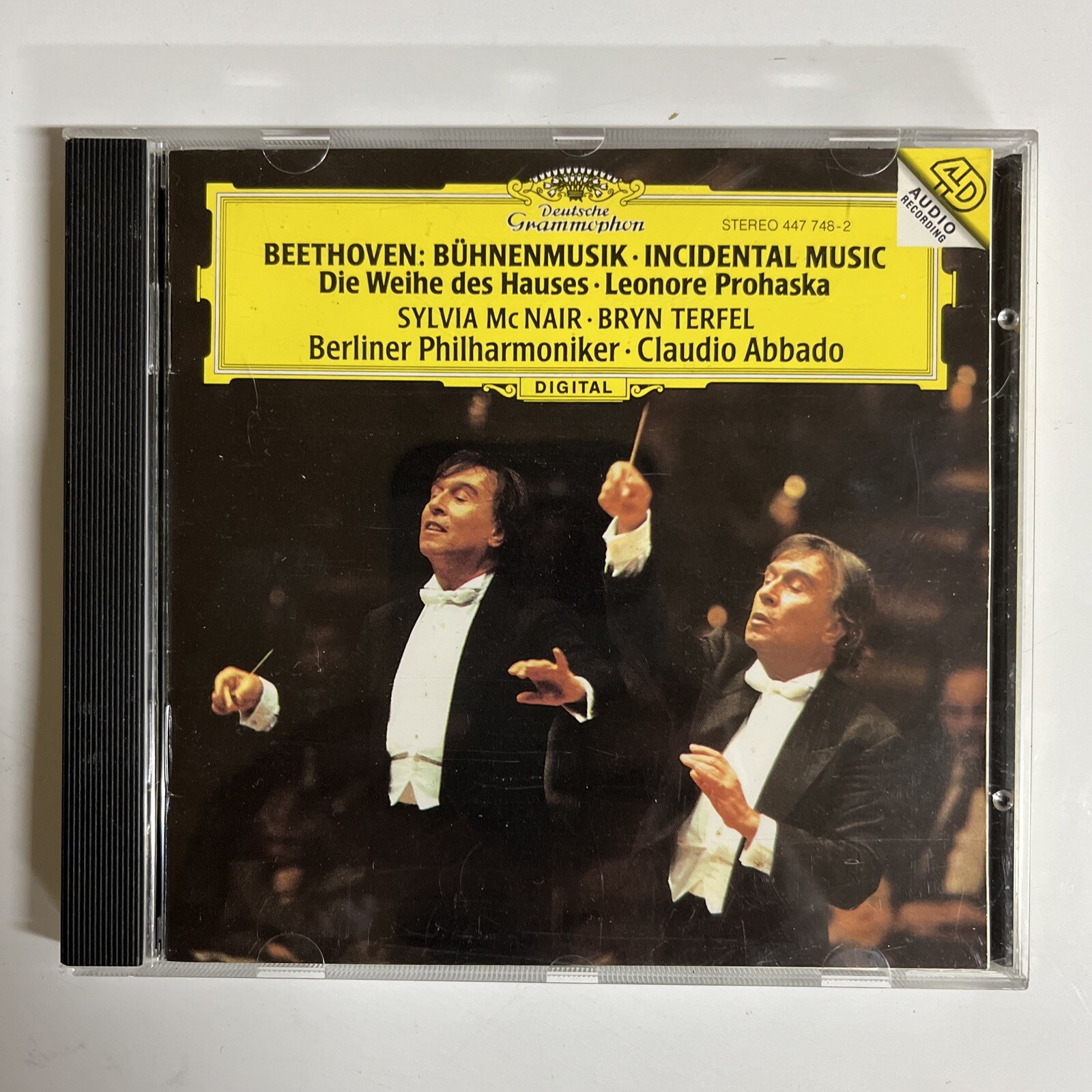 BEETHOVEN BUHNENMUSIK INCIDENTAL MUSIC CD Berliner Philharmonic Claudio ...