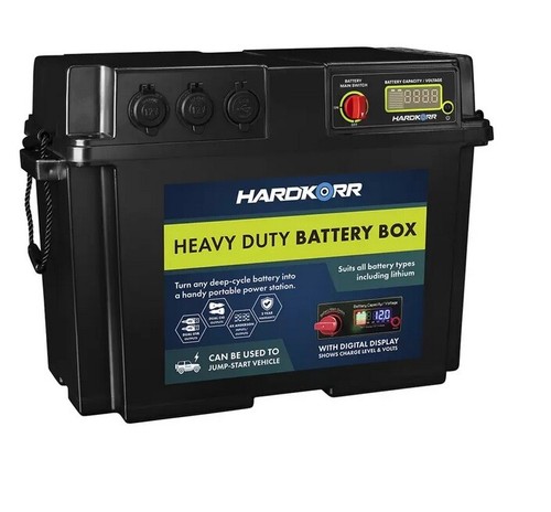 HARDKORR Heavy Duty Battery Box HKPBATTBOXB HARD KORR | Black | eBay
