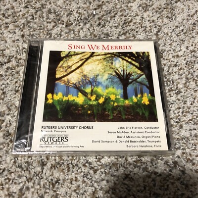 Rutgers University Chorus Music CD Sing We Merrily Newark Campus 2001 ...
