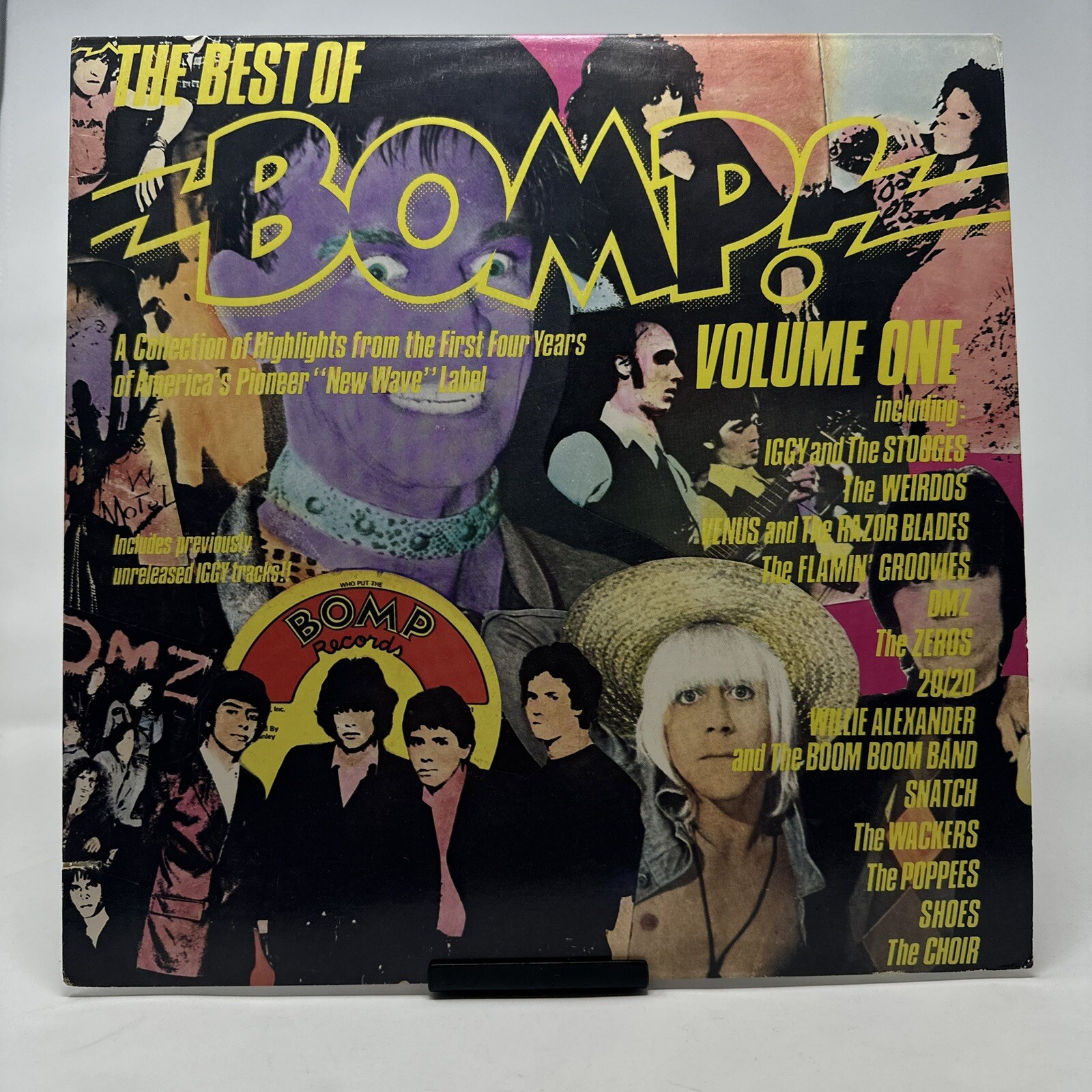 “The Best Of Bomp!” LP ~ Iggy & the Stooges ~ Flamin Groovies ~ Zeros ...
