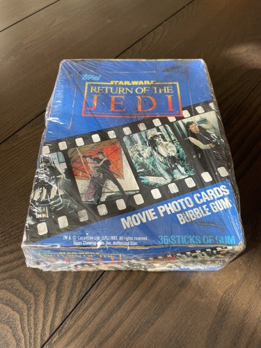 Complete Full Box 1983 Topps RETURN OF THE JEDI Series 1 Wax Box | eBay
