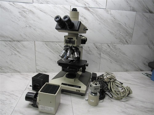 Olympus BH-2 Microscope W/ BH2-UMA, MTV-3 Camera adapter & Hitachi Camera! | eBay