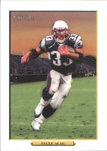 2006 Topps Turkey Red White New England Patriots Football Card #129 ...