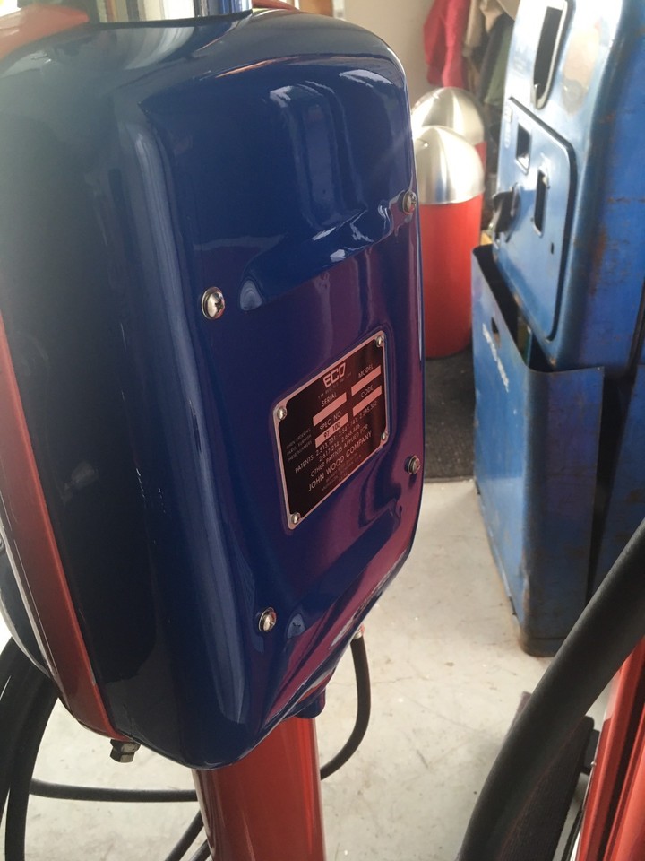 Vintage Esso Bennett Gas Pump Eco Air Meter Gas Oil Esso Station | eBay