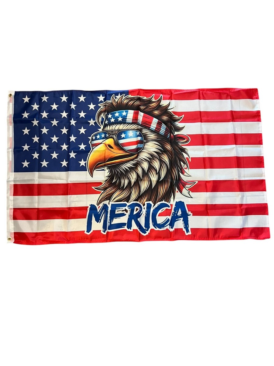 Murica Eagle With Flag