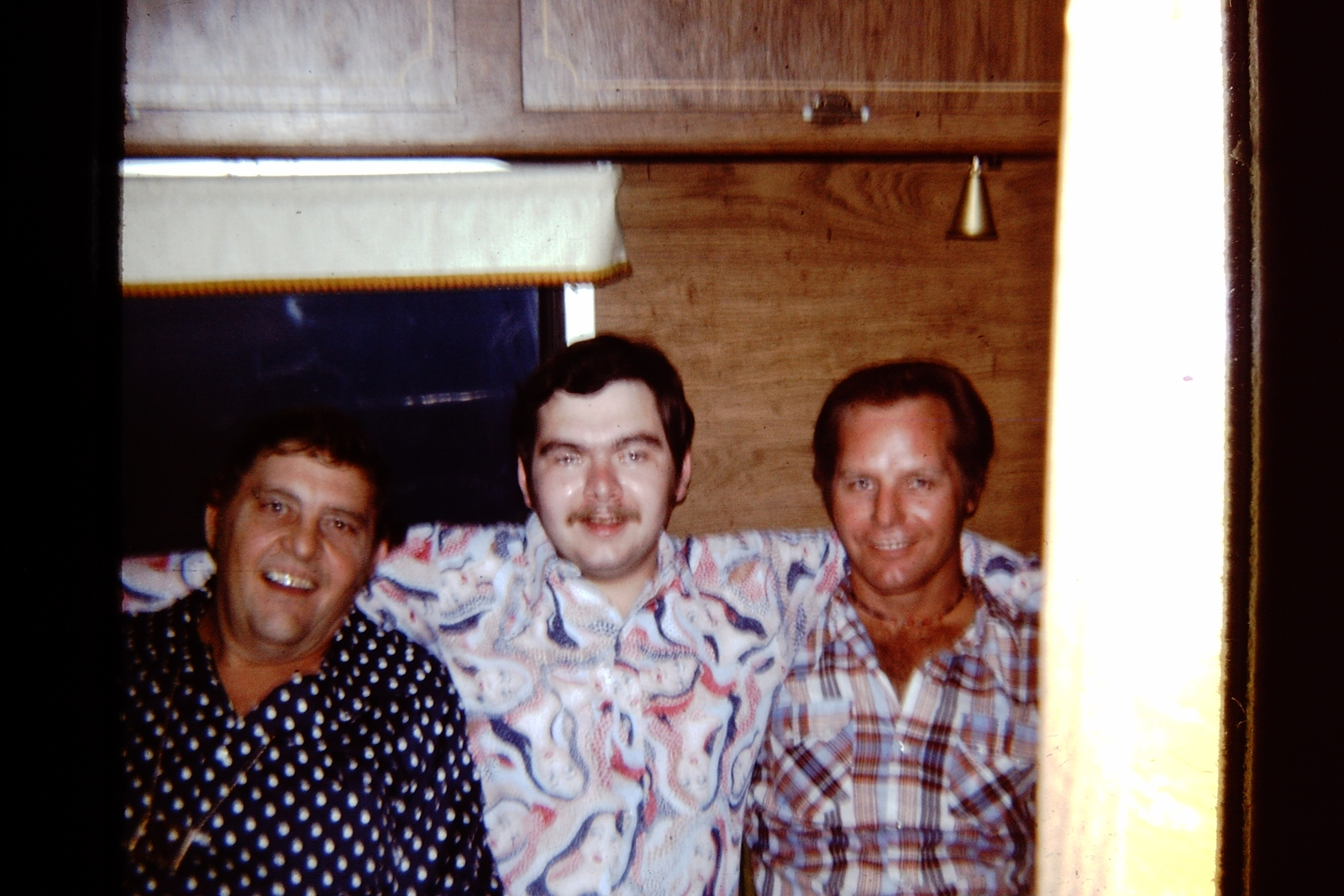 Original slide photo 1976 Country Music Doyle Holly with Members of the ...