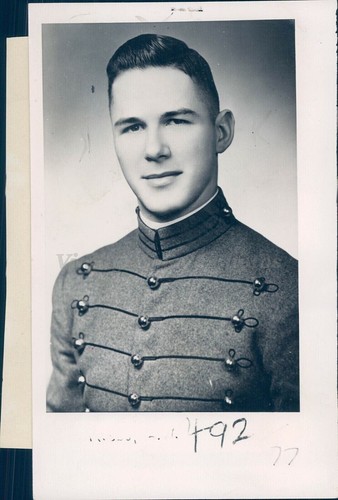 1960 Photo Press Cadet Sergeant George Riess West Point Military Son ...
