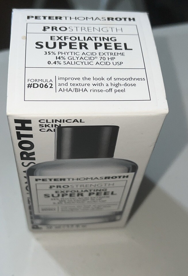 Peter Thomas Roth Pro Strength Exfoliating Super Peel 1.7oz/50ml New ...