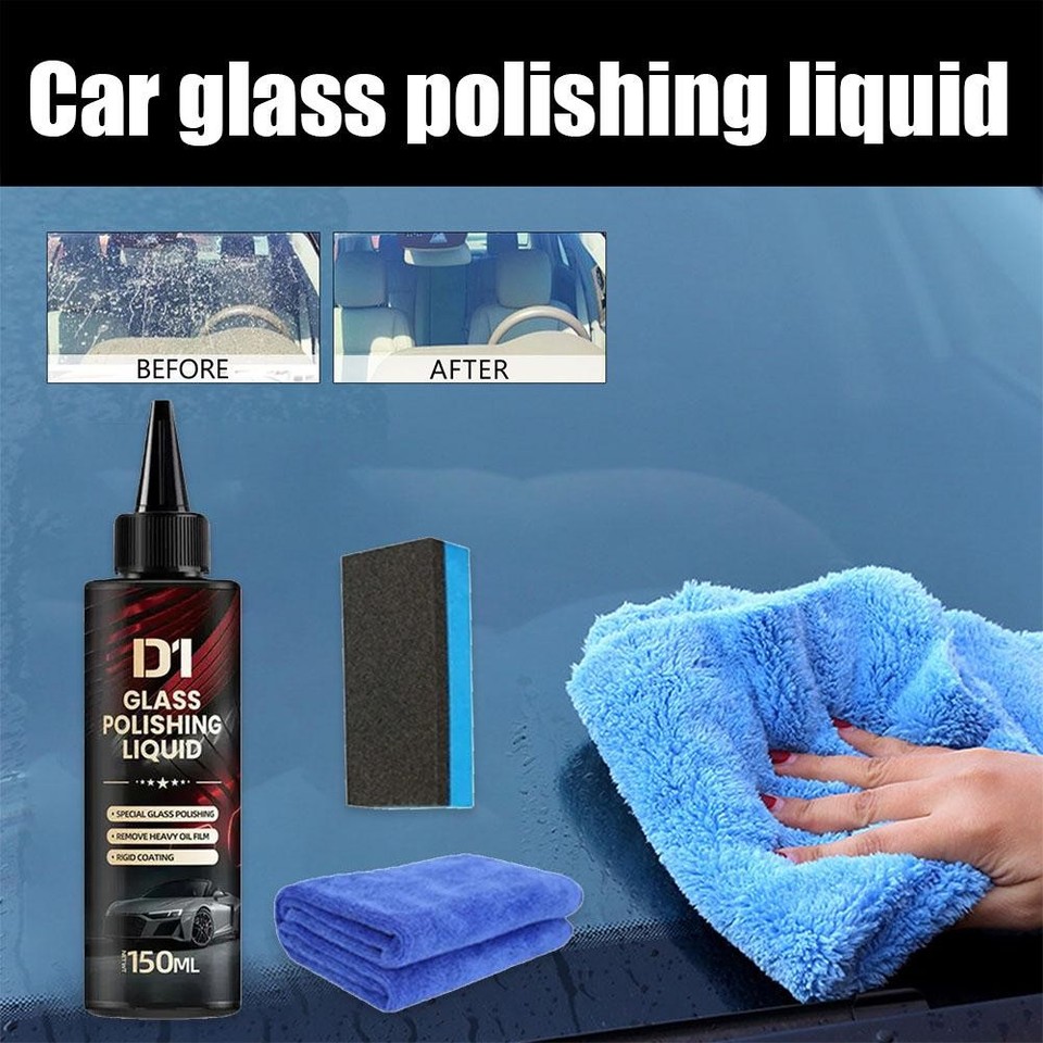 1Set D1 Glass Polishing Liquid - Auto Glass Sc ratch Care Polishing ...