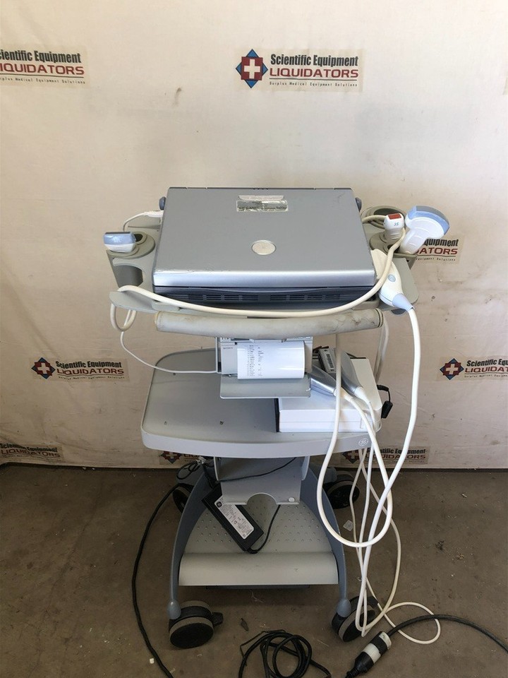 GE Logiq E Portable Ultrasound System REF 5199704 with 3 Probes | eBay