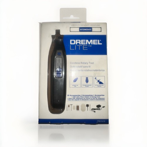 Dremel Lite Cordless Rotary Tool 10 Accessories Intermediate | eBay