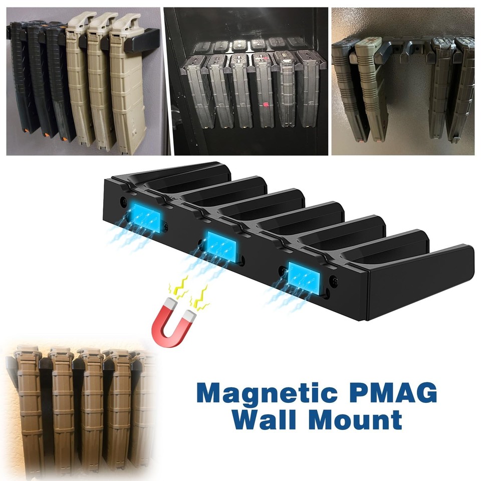 PMAG Rack Wall Mount,Mag Holder|AR Magazine Hodler|Wall Mount Display ...