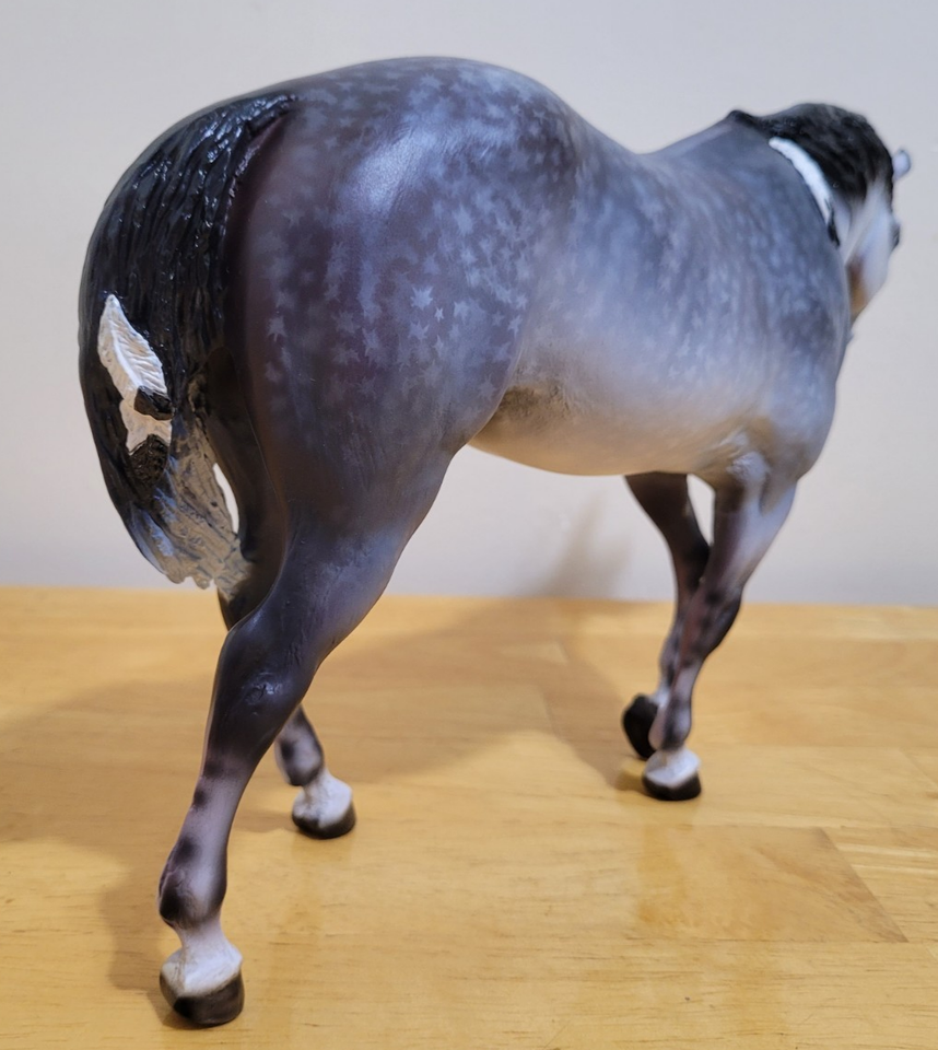 Breyer 2007 Connoisseur Cassiopeia Star Dapple Gray Indian Pony 350 made! #90139 | eBay