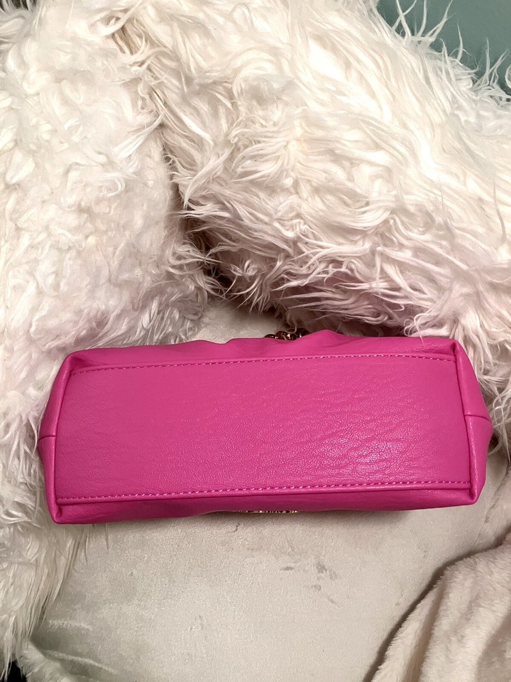 JESSICA SIMPSON Chelsea Clutch Purse W/Gold Chain Handle/Keychain ...