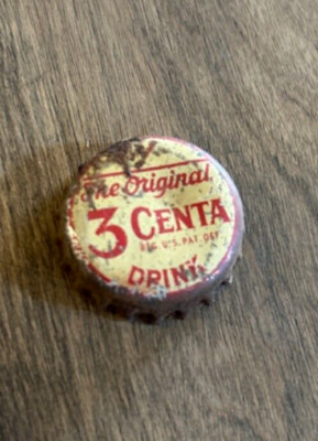 RARE!!!! Vintage The Original 3 Centa Drink Soda Bottle cap | eBay